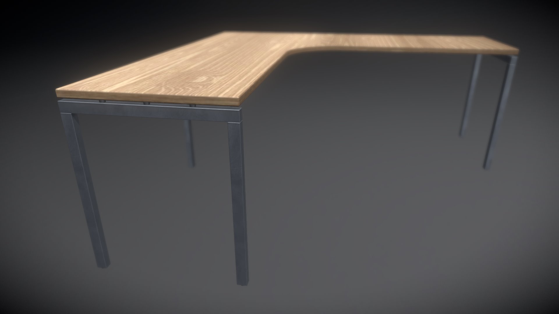 Desk - 3D model by dbassie [15135fb] - Sketchfab
