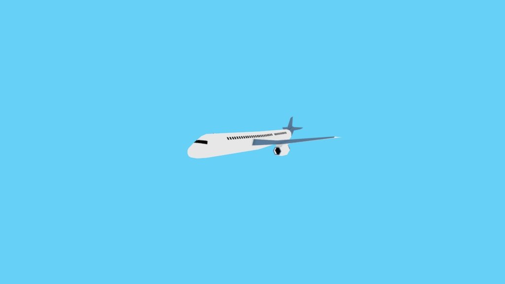 Low poly plane - Download Free 3D model by elbert.nathanaeltkg [1515173 ...