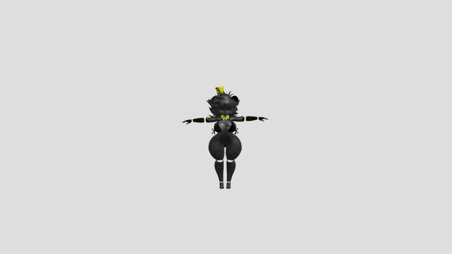 Nightmare Shadow Frennie Bikini - Download Free 3D model by dwall8611 ...