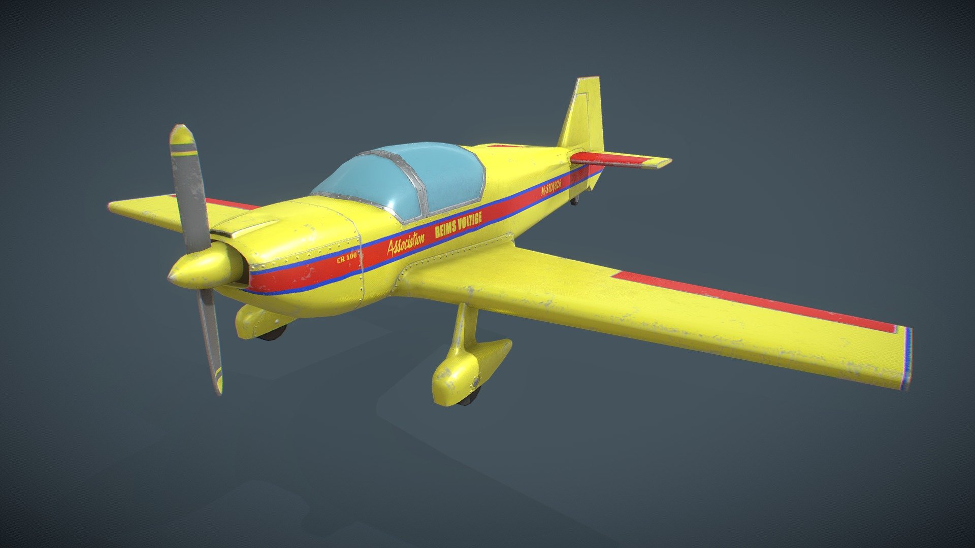 Airplane Dyn Aero CR100 - 3D model by Sir Erdees (@sirerdees) [1517199 ...