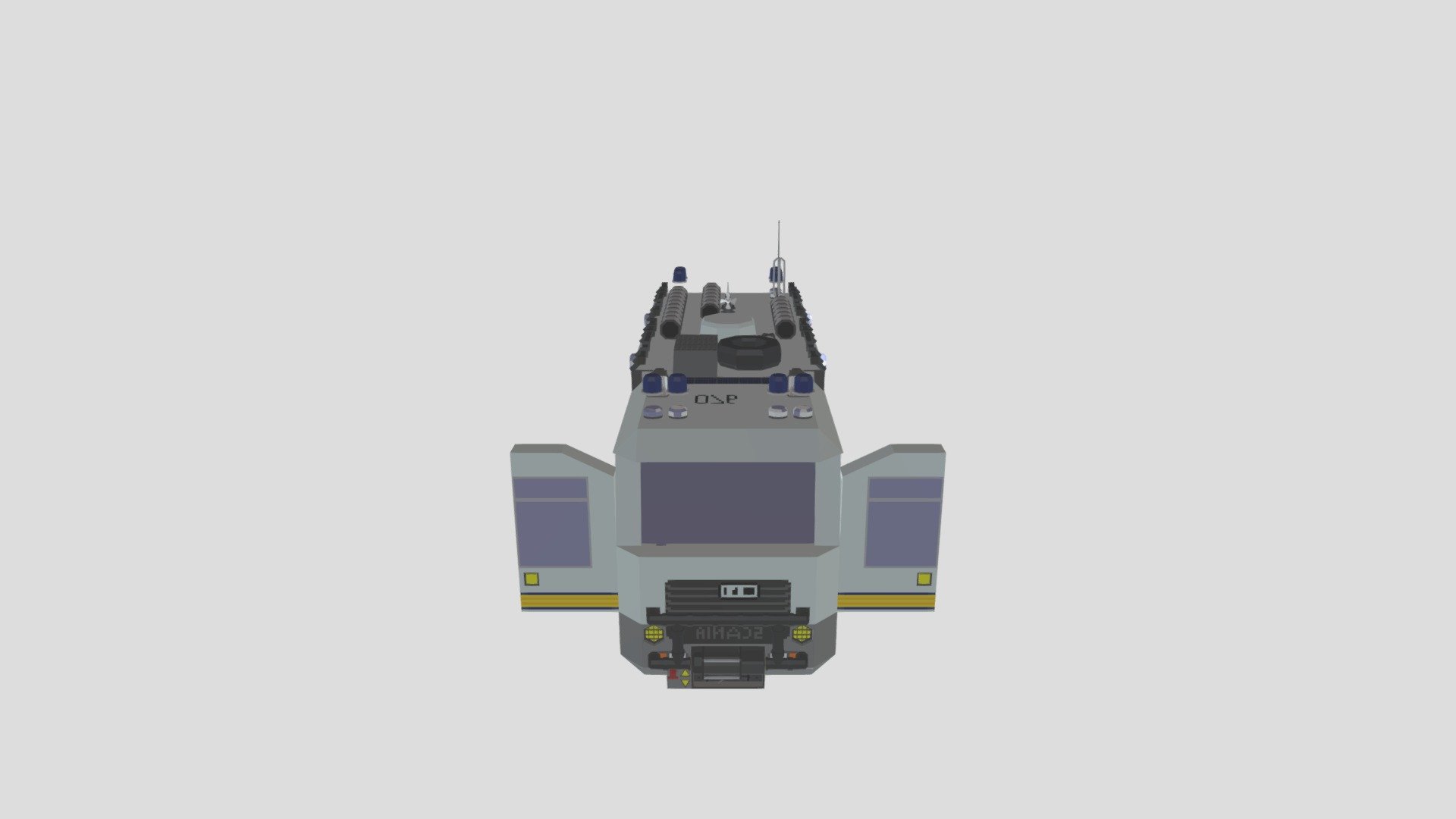 Royal Logistics Corps Bomb Disposal Van - 3D model by Quantum (@Quantum ...