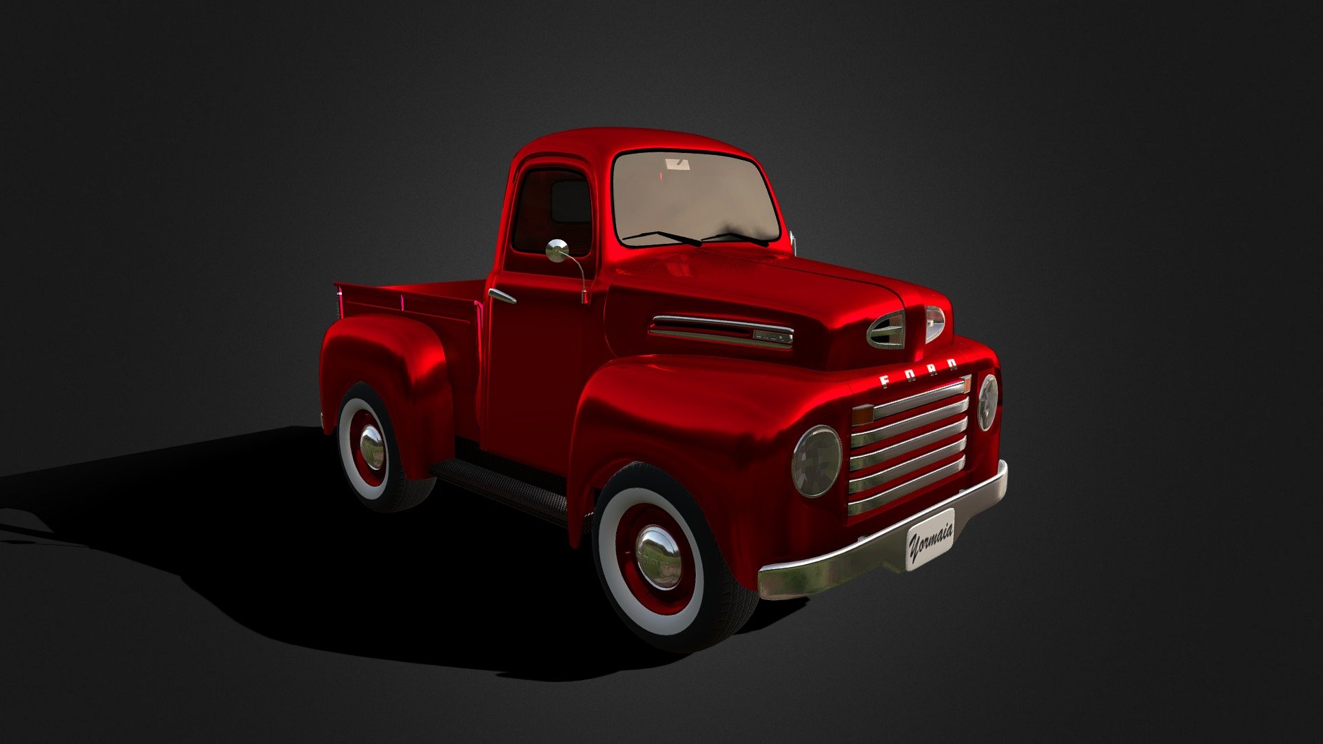 Ford F1 Cartoon Truck - 3D model by Yormaia [151998d] - Sketchfab