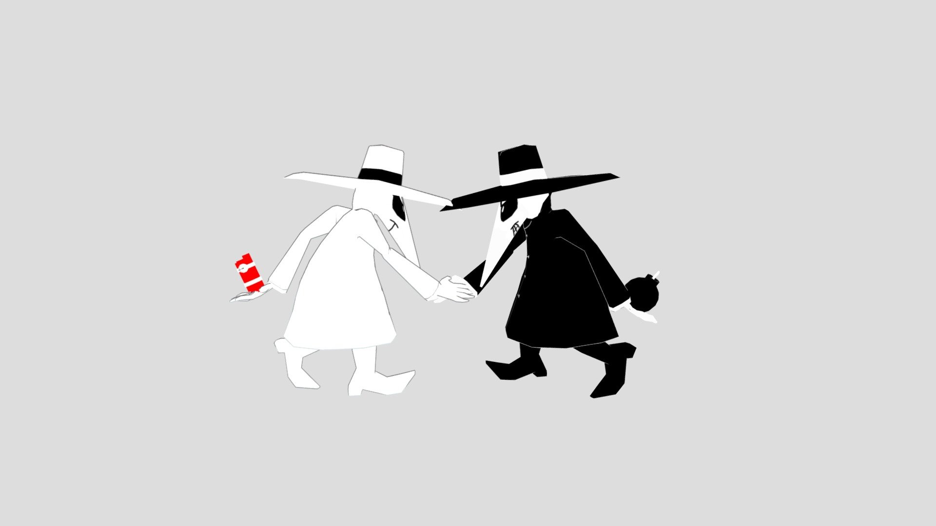 Spy vs Spy - 3D model by Fexz3D [151f5f6] - Sketchfab