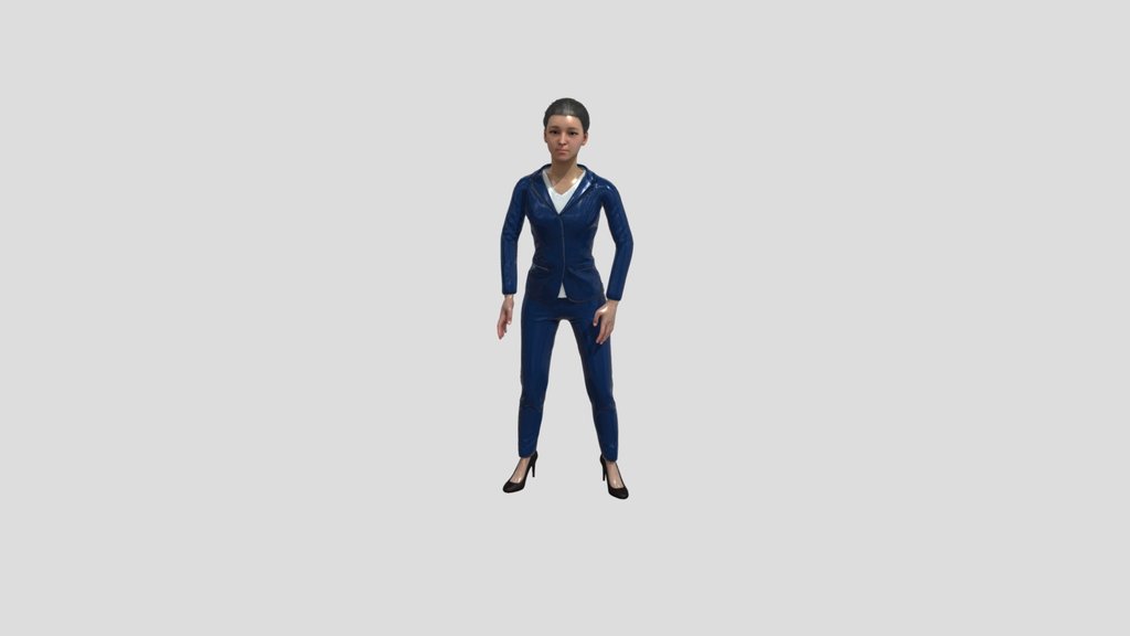 Modern Characters Female - FREE DL - A 3D model collection by ...