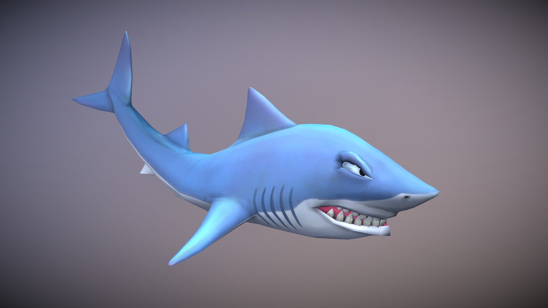 Stylized Art - Shark - 3D model by HuyTrinh [1523497] - Sketchfab