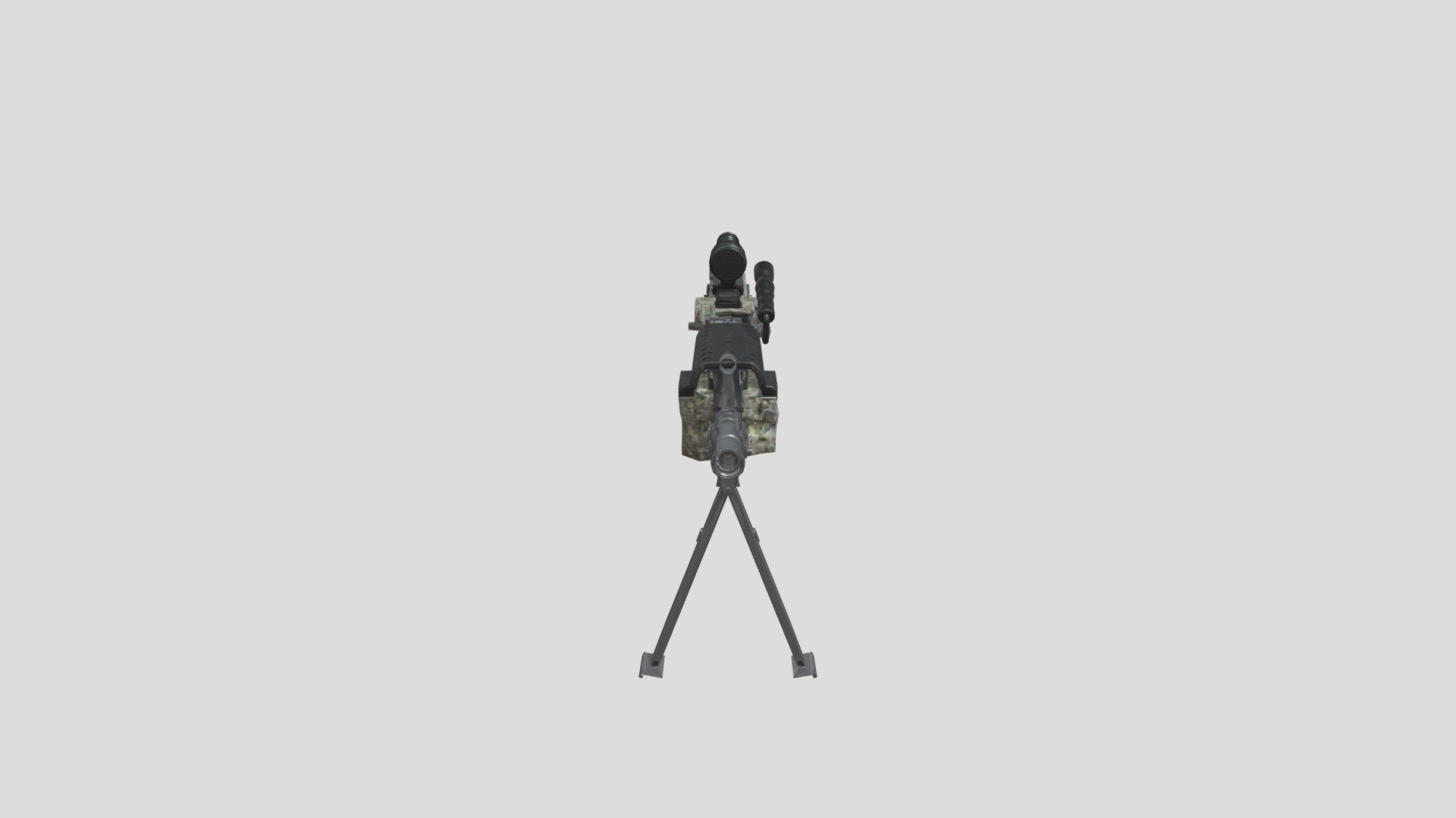M249 Low_poly - 3D model by Alsoray [1523d3e] - Sketchfab