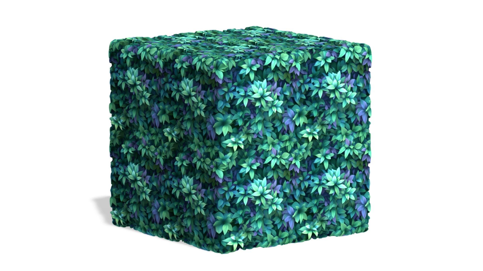 Stylized Foliage Seamless Texture - Buy Royalty Free 3D model by ...
