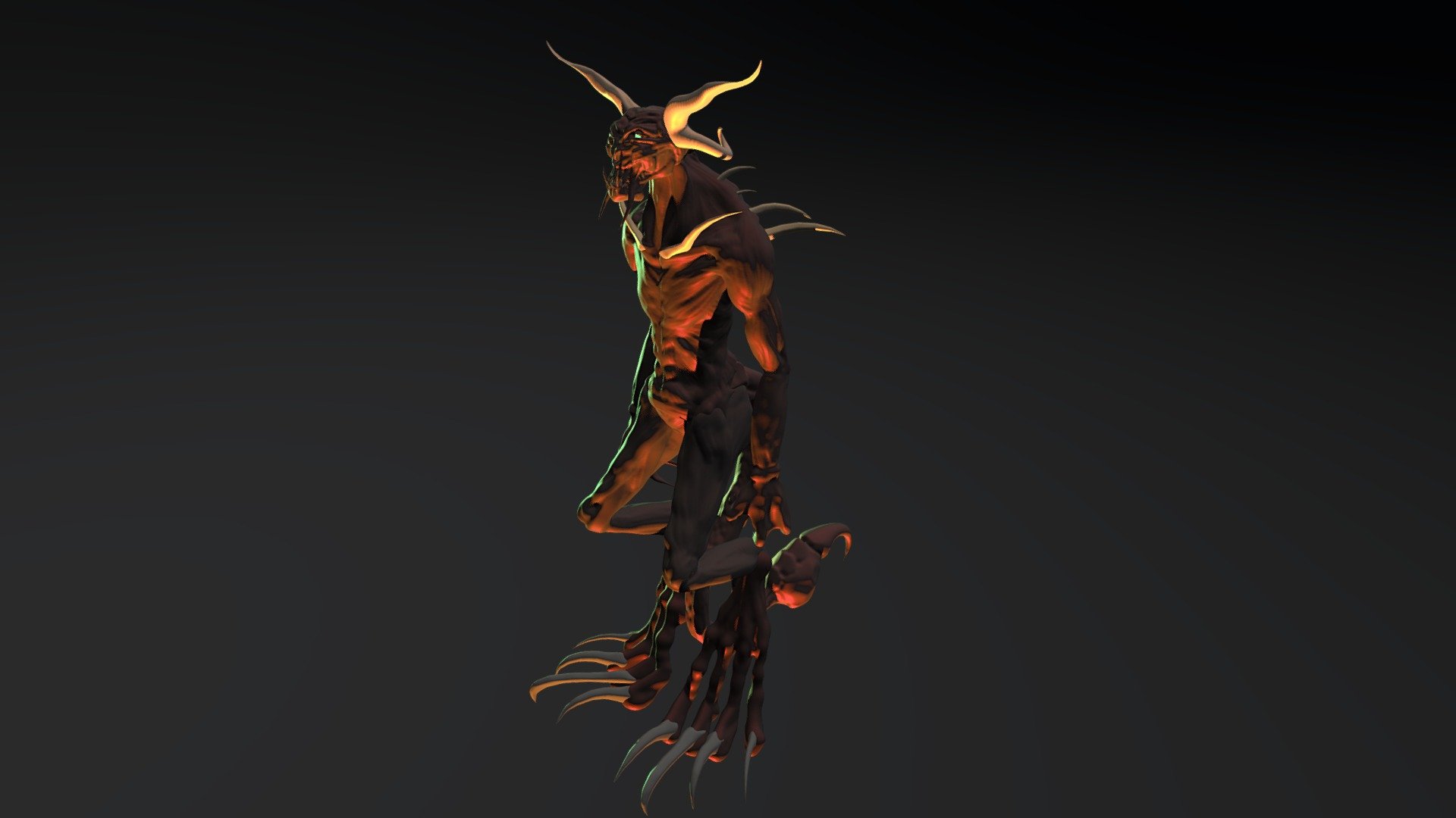 "Monster" exercise - work in progress - 3D model by Cécile Amstad (@c.m ...