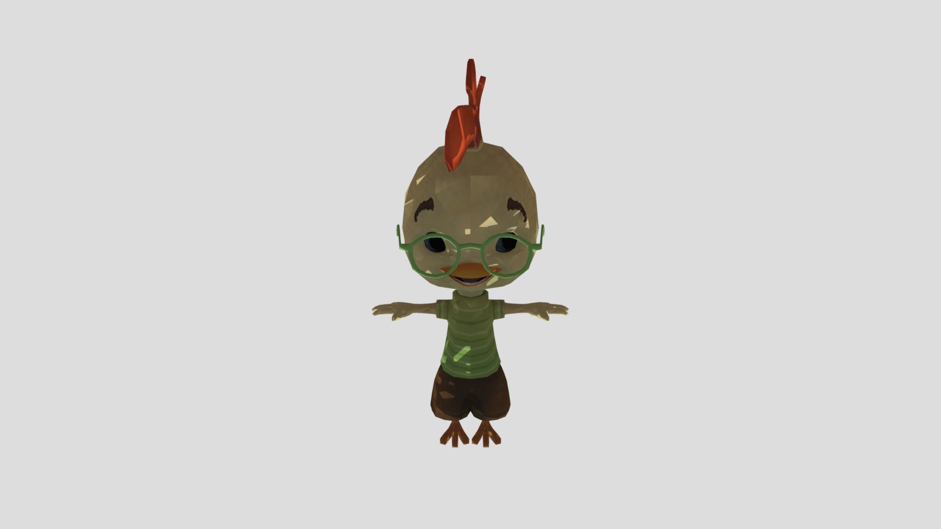 chicken little fixed his eyebrows - Download Free 3D model by ...
