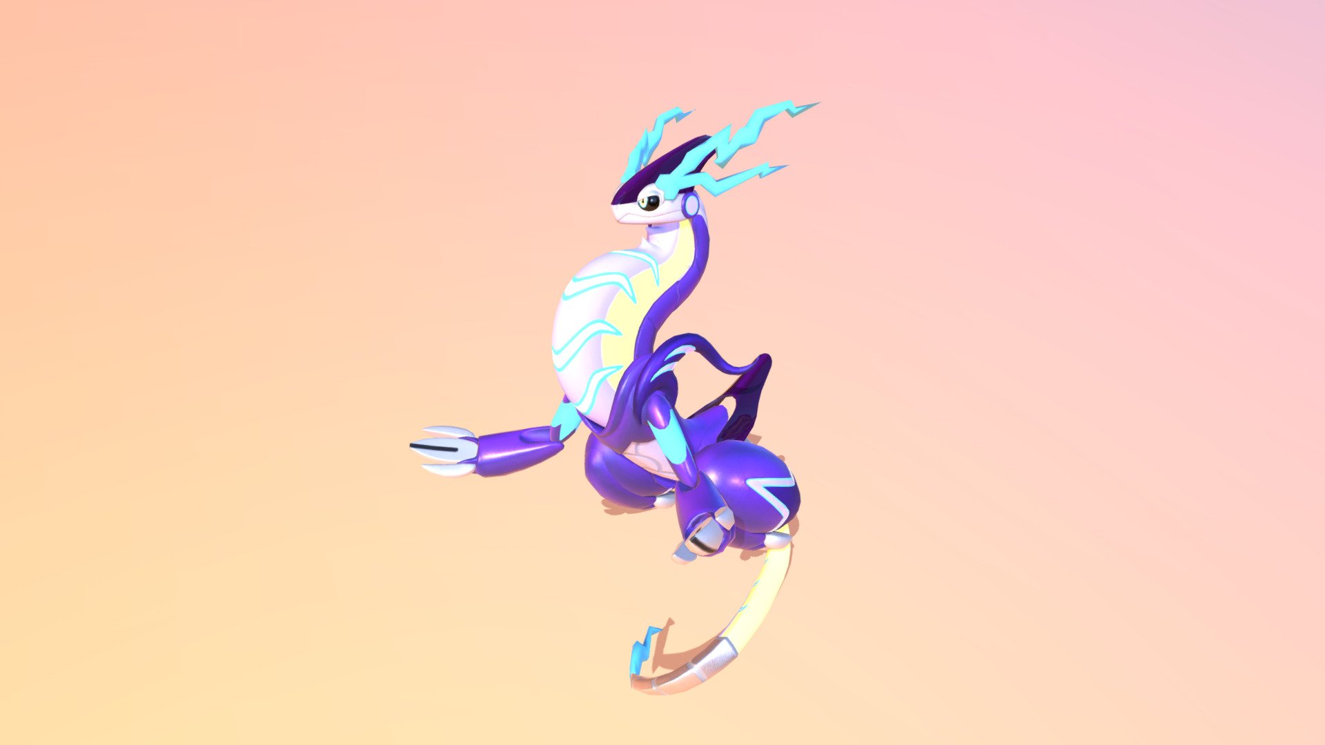 miraidon battle - 3D model by test (@test6) [1527489] - Sketchfab