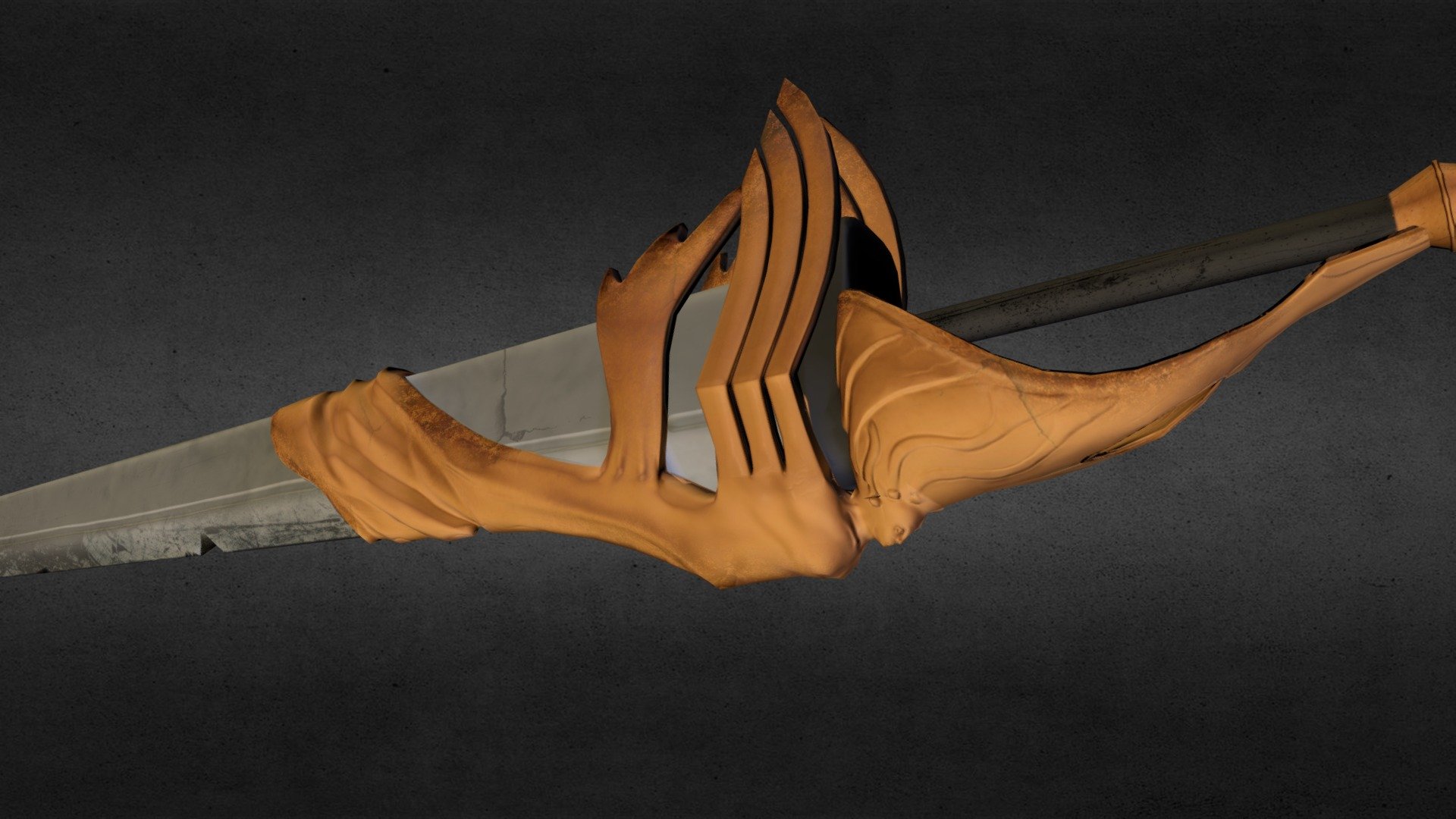 Fantasy Sword - 3D model by Alex (@AlexStocking) [15278c4] - Sketchfab