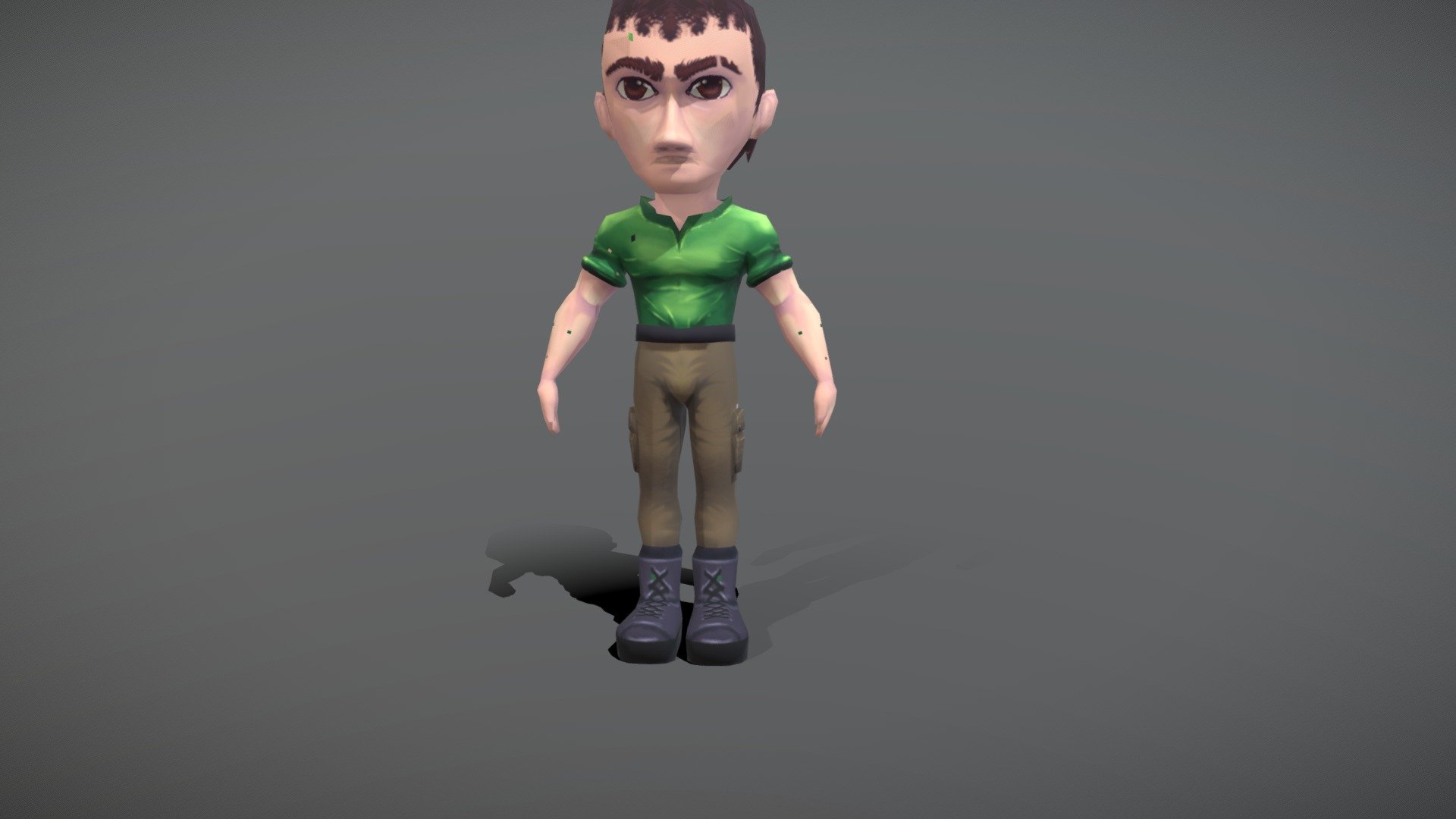 Character low poly - 3D model by Diego.Almeida.Santos [15288d9] - Sketchfab