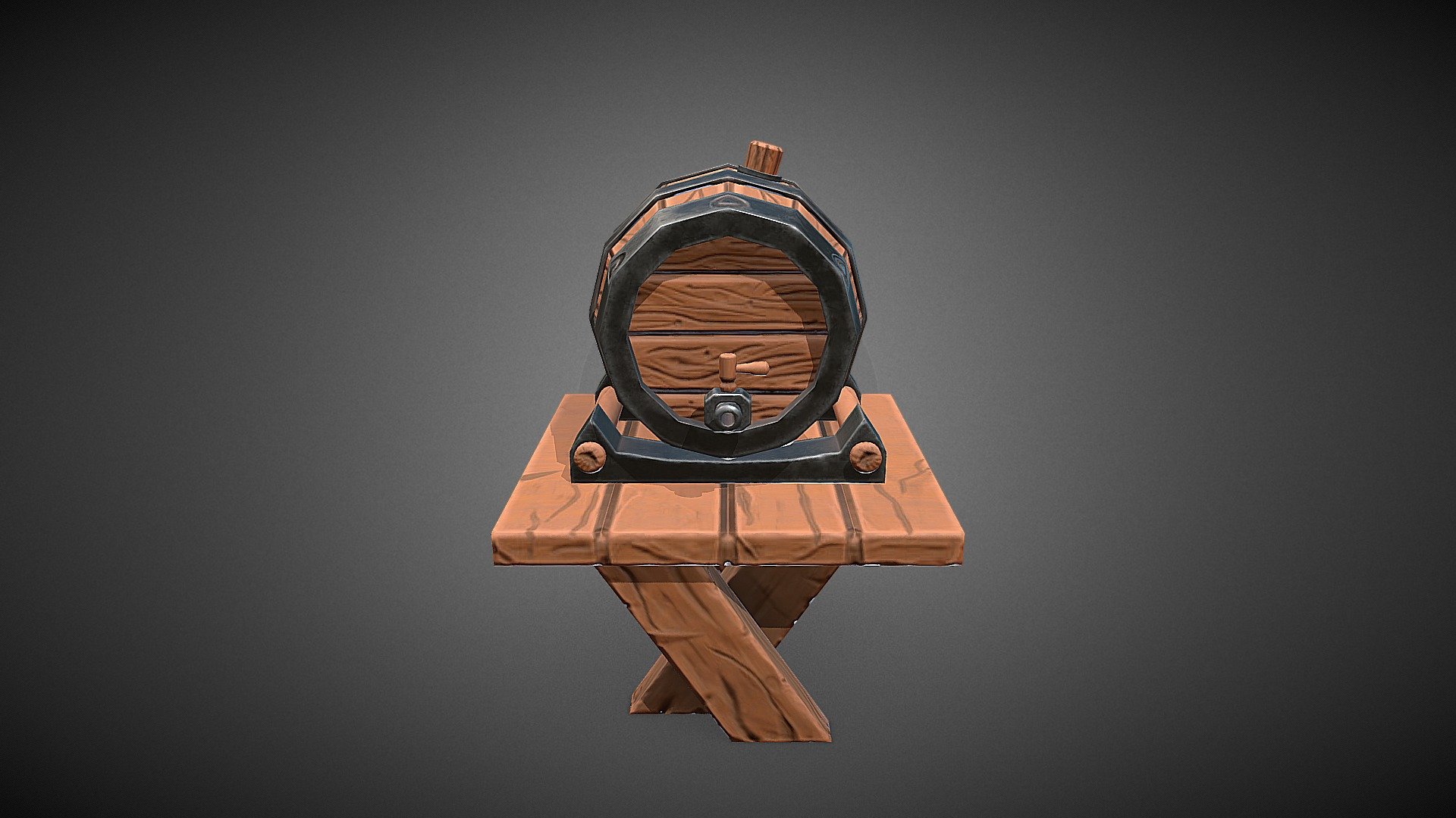 Stylized Barrel - 3D model by mitevski3d [152954c] - Sketchfab