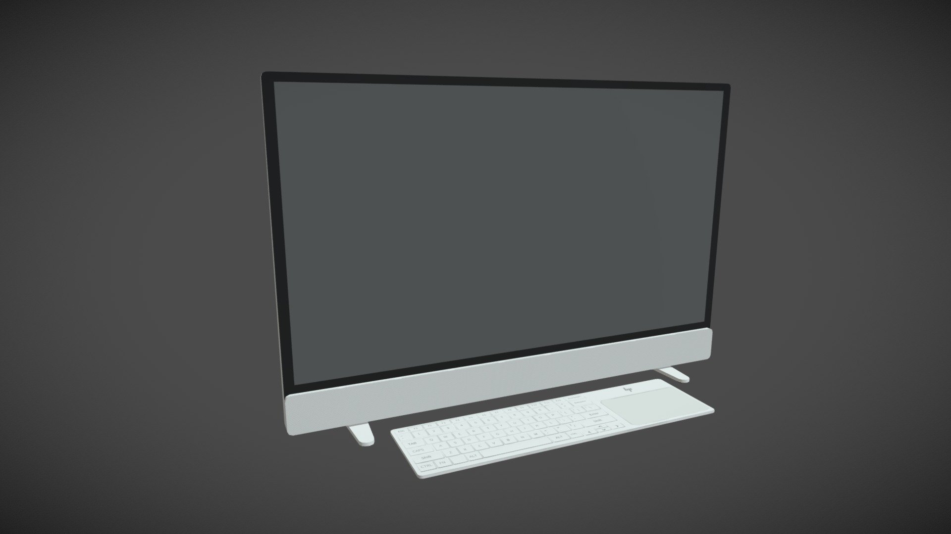 Desktop Computer HP system - 3D model by Spookyghostboo [1529b49 ...