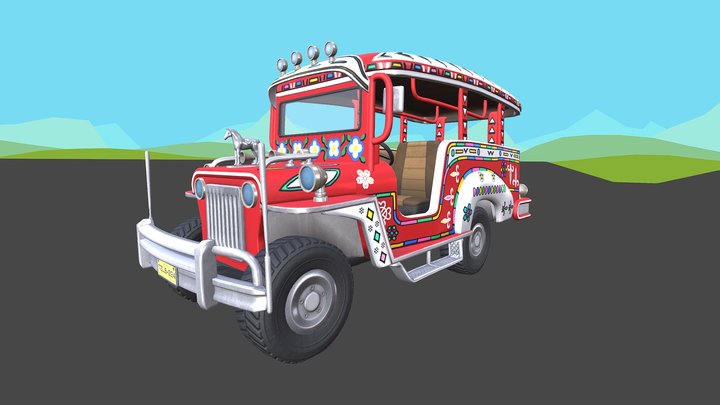 Jeepney 3D models - Sketchfab
