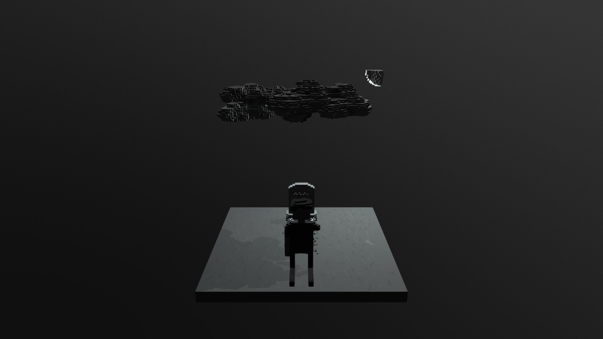 Black and White Voxel Art - 3D model by Classy_Hobo [152b449] - Sketchfab