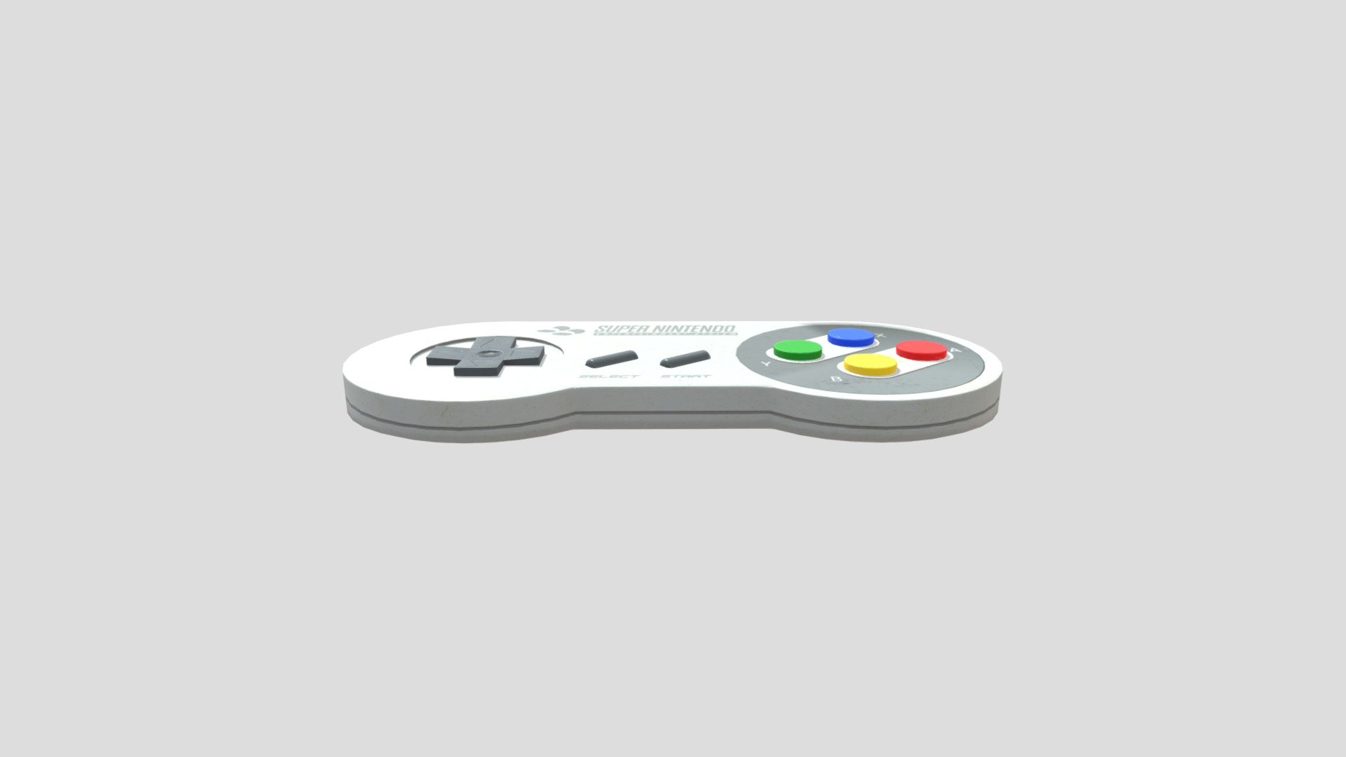 SNES Controller - 3D model by TristanDCR [152dc19] - Sketchfab