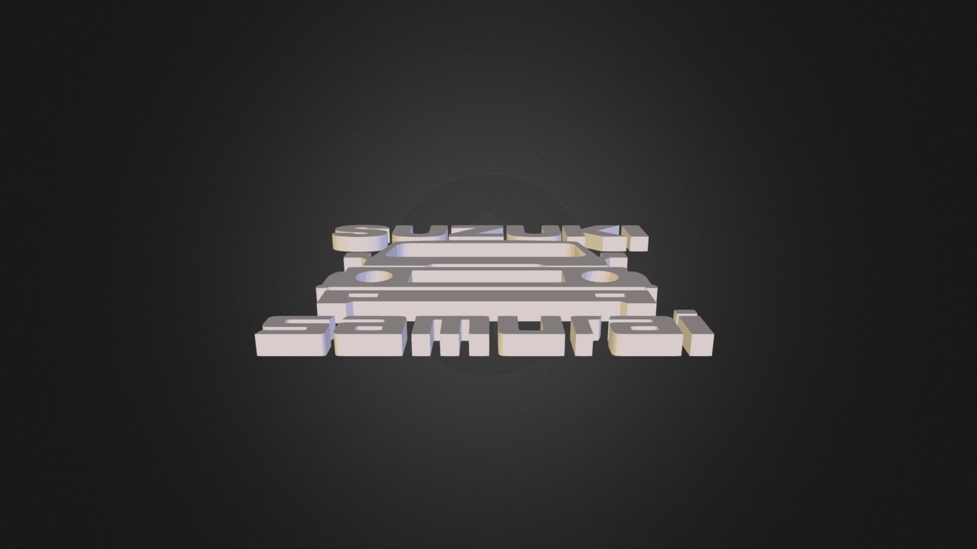 Suzuki Samurai Logo - 3D model by 3dindustries [152e4bf] - Sketchfab