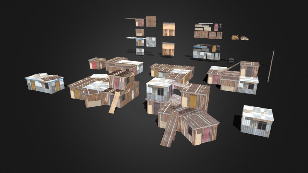 Favela - A 3D model collection by Raylan_Charles (@raylan_25) - Sketchfab