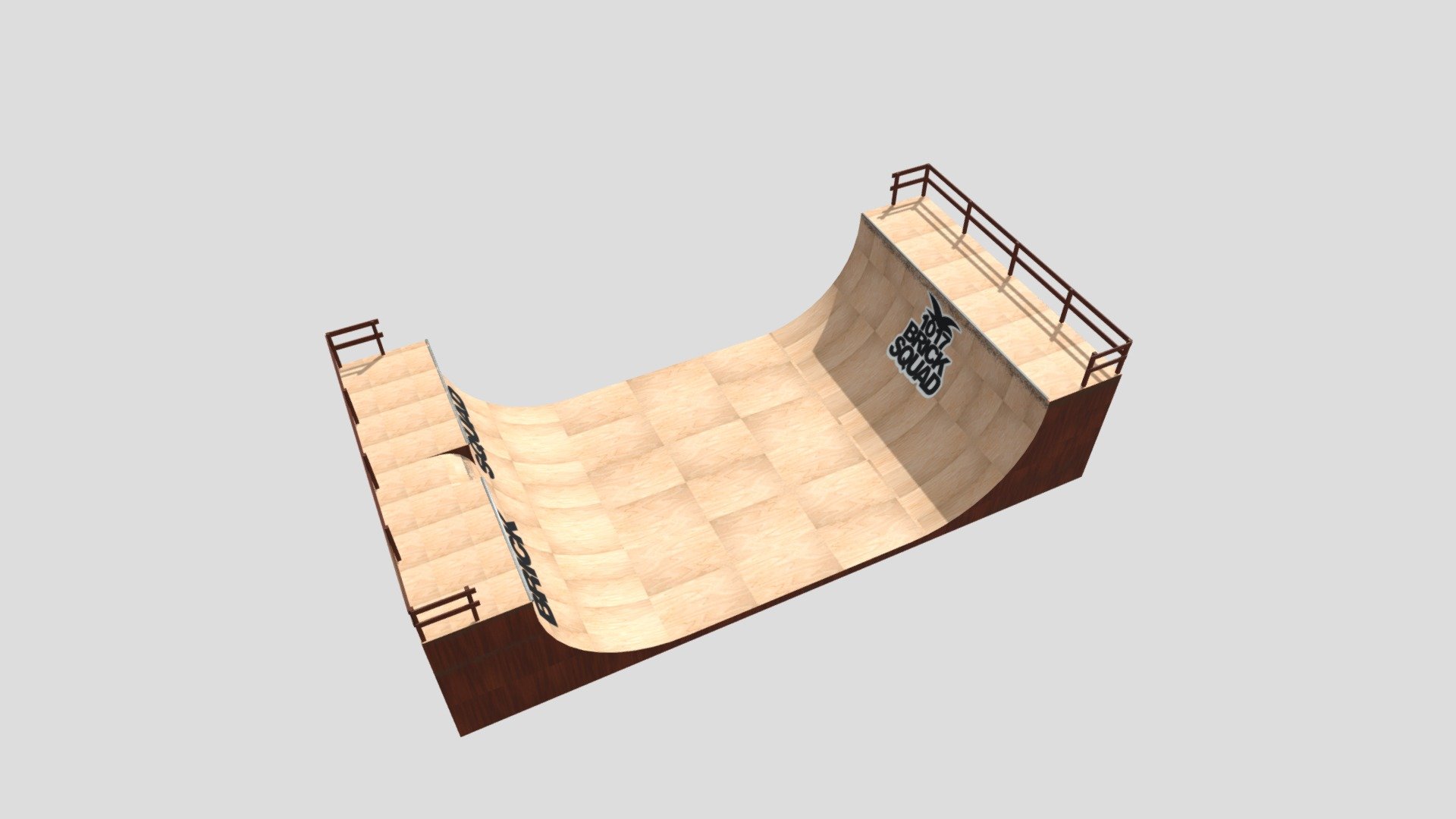 Textured Halfpipe Richard Brauckmuller - Download Free 3D model by ...