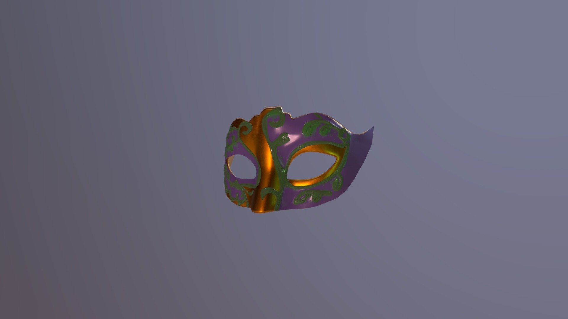 Masquerade Mask - 3D model by connorSarate [152fd56] - Sketchfab