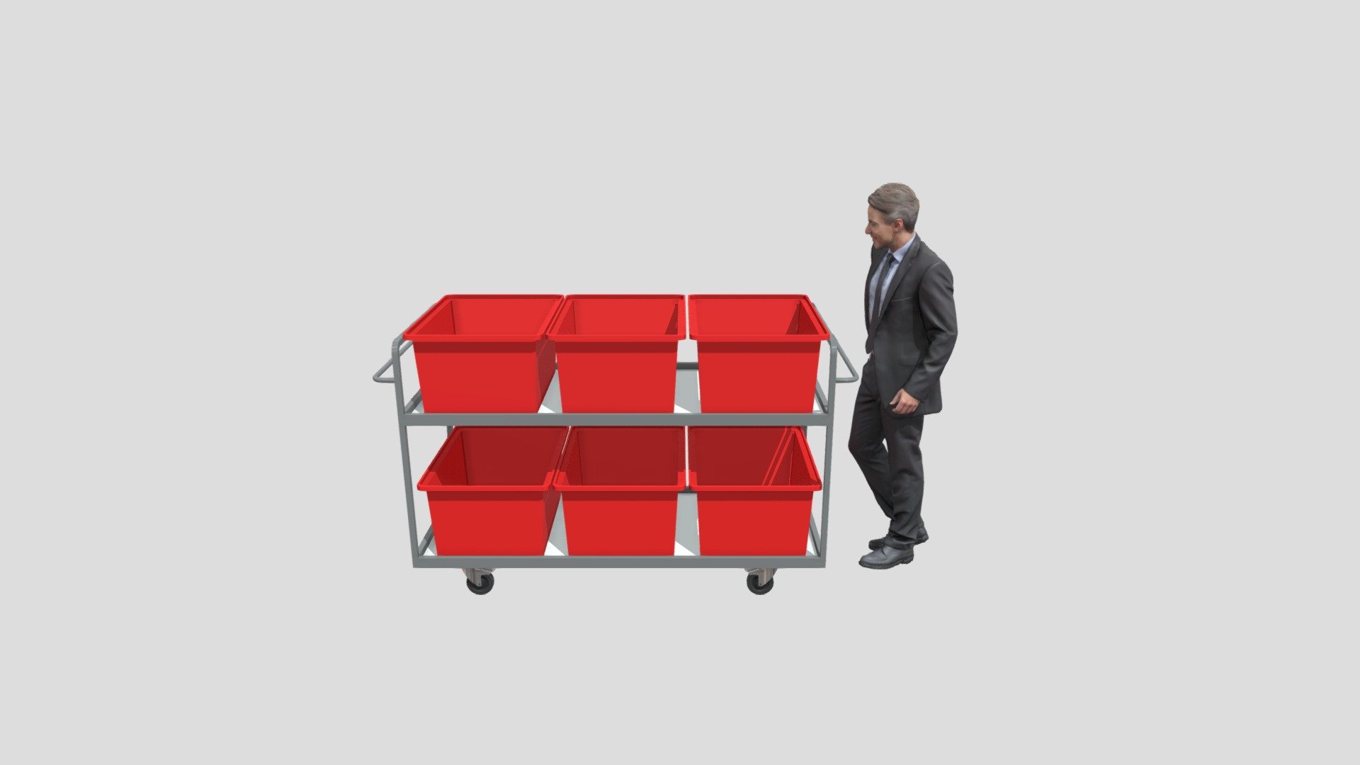 6 BOX TROLLEY - 3D model by 3D-VIEW (@Jake-norsemandirect) [1532f76 ...