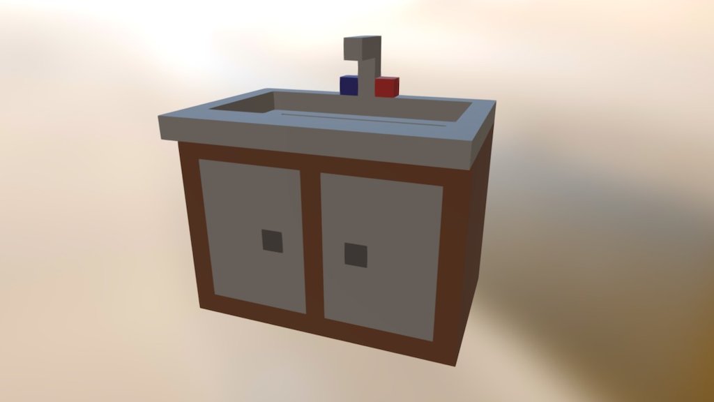 Cute Voxel Washing - 3D model by Alexandr Peshkov (@LegacyRetro ...