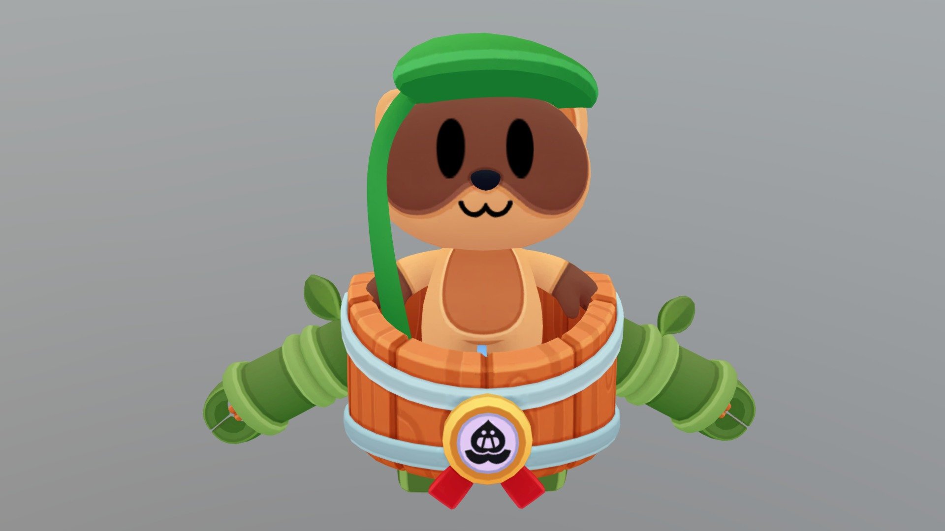 Tanuki Sprout Brawl Stars 3d Model - Download Free 3D model by Jogan ...