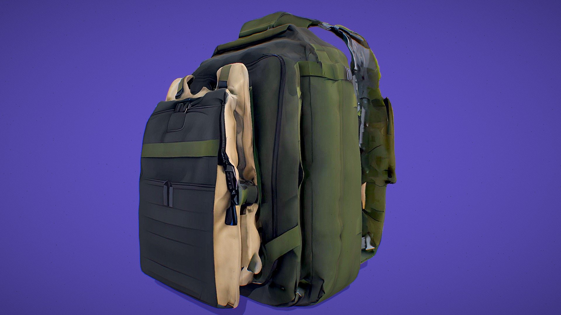 Sleek military tactical backpack - Download Free 3D model by Verticle ...