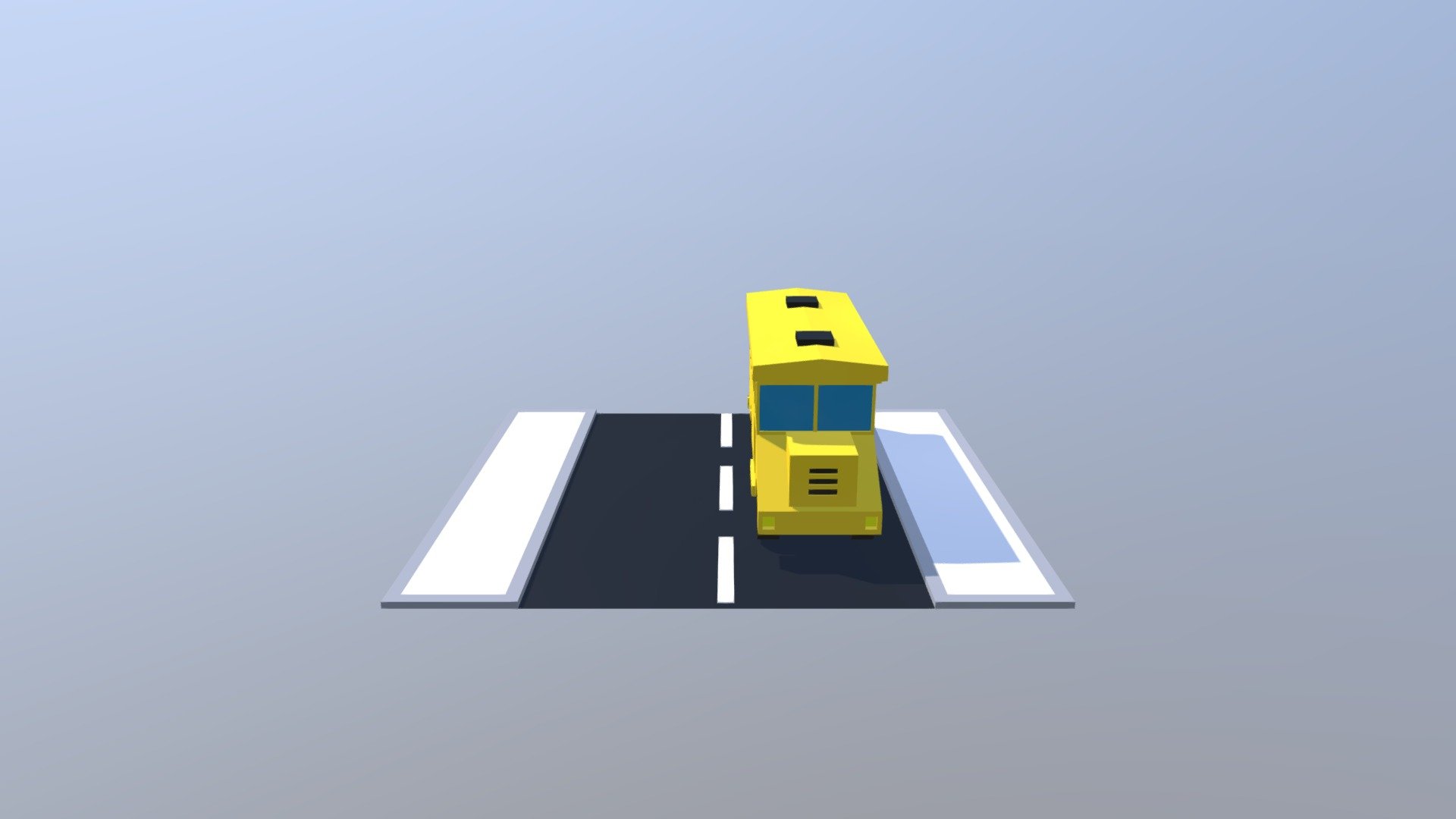 Scuola Bus Low Poly 01 - 3D model by ThunderMike97 [1534b41] - Sketchfab