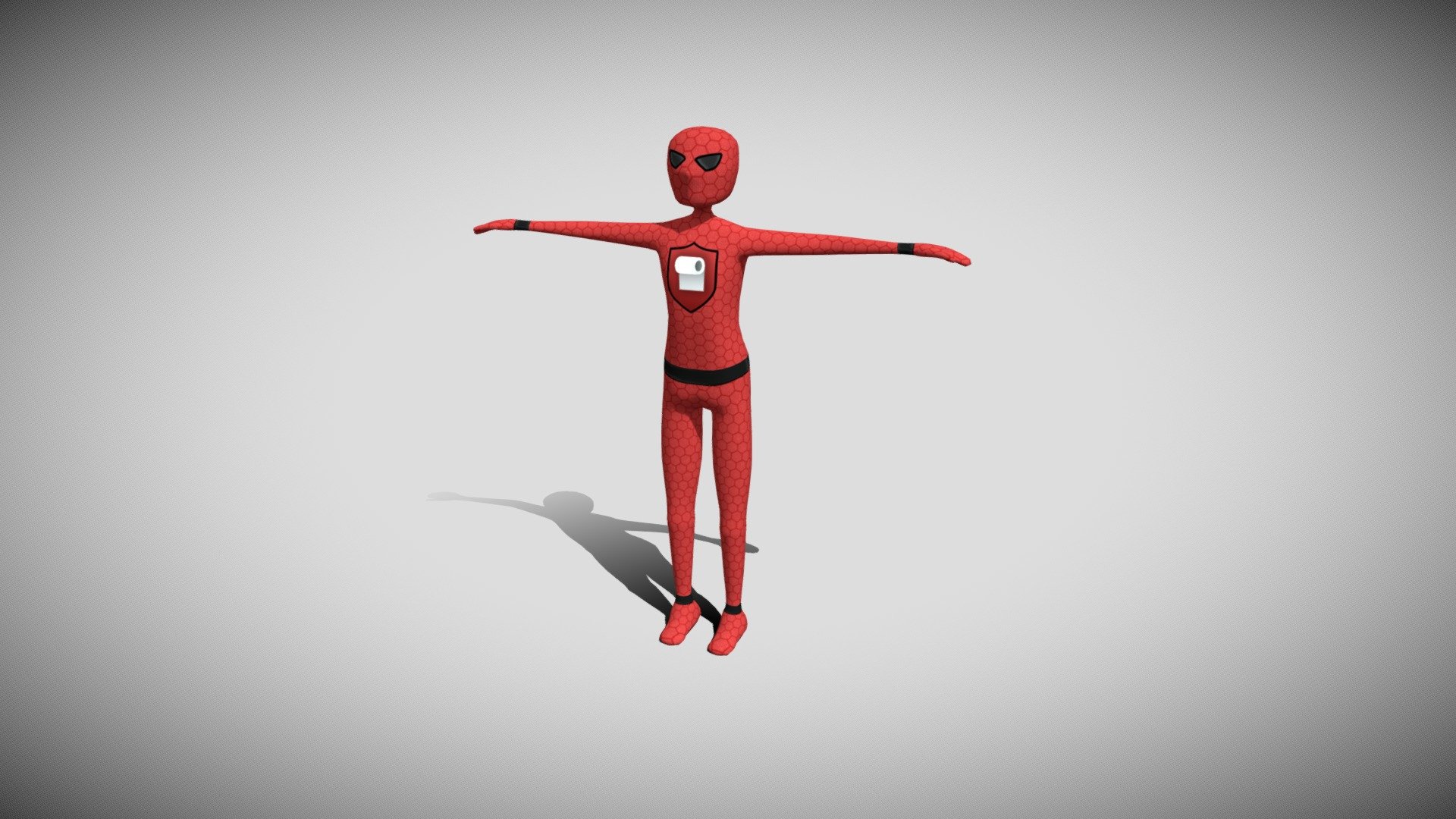 Rigged hero character - Download Free 3D model by scailman [1537378 ...