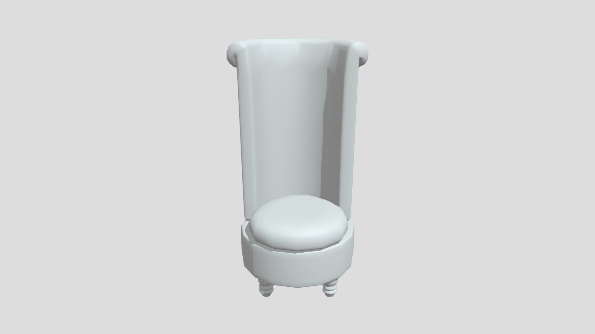 Chair High Back - Download Free 3D model by MatthewRiegert [15383aa ...