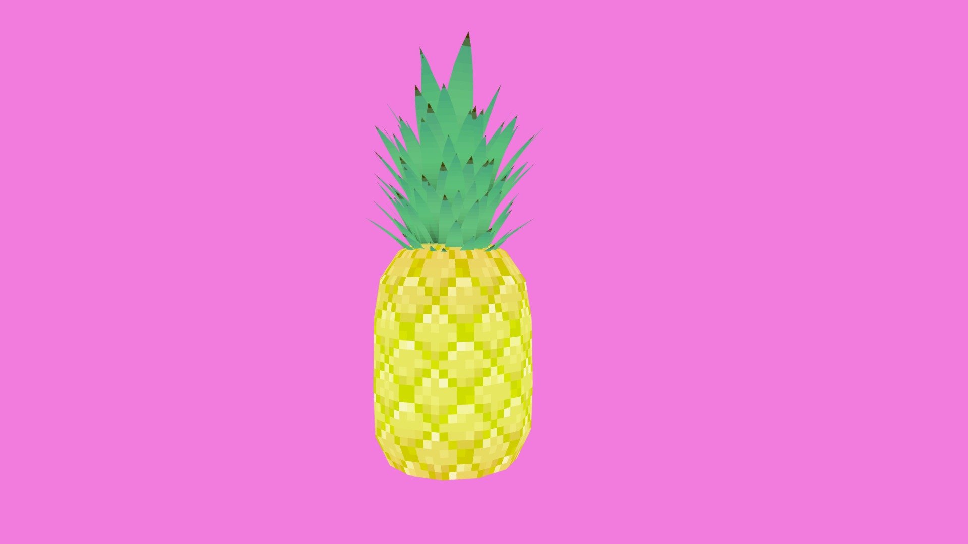 Low-Poly Pineapple - Download Free 3D model by Chase_Kubesh ...