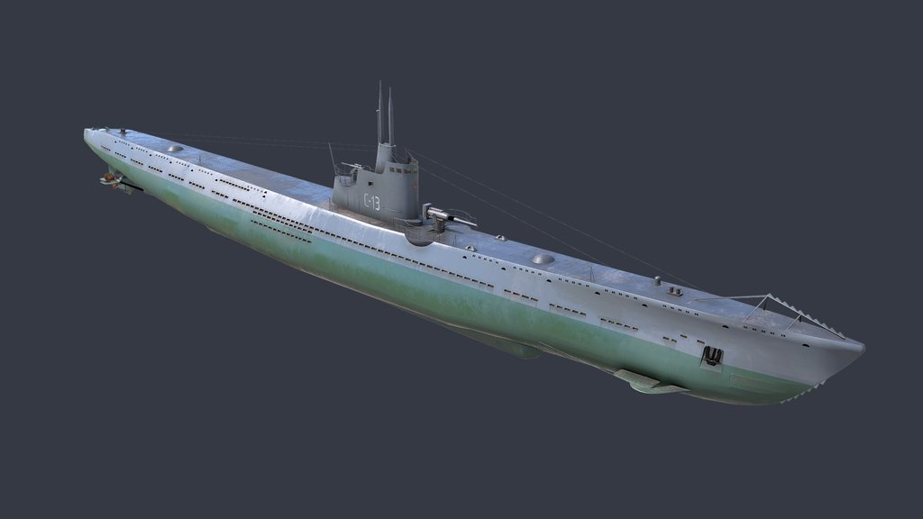 submarine - A 3D model collection by HatsuneR - Sketchfab