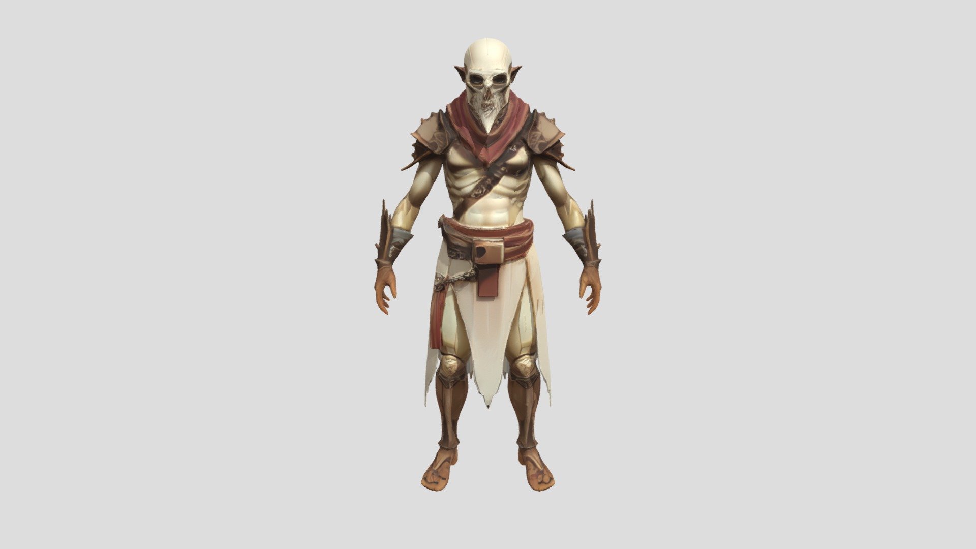 Detailed texture of skeletal - 3D model by luccasbr [153e566] - Sketchfab
