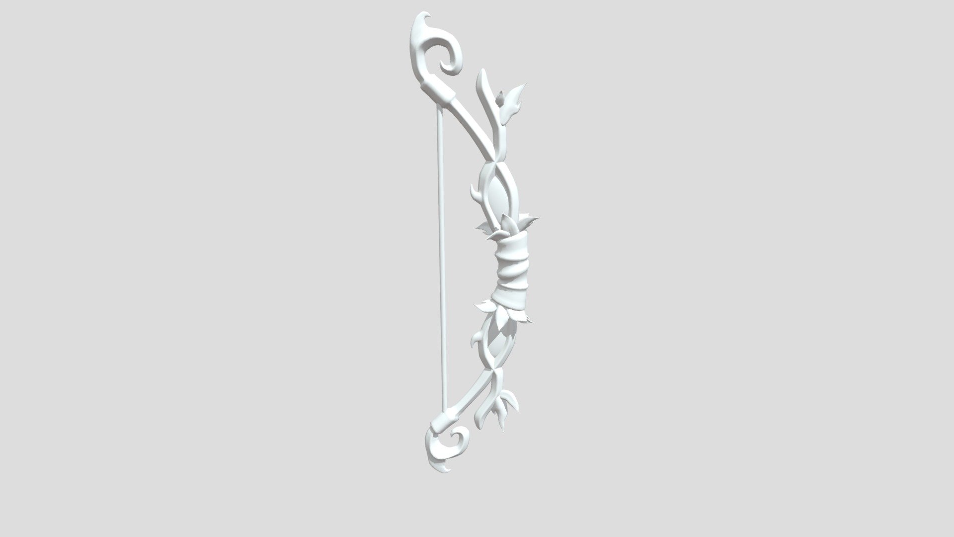 Nature Bow - Warlock Game - 3D model by Spacewhale Studios ...