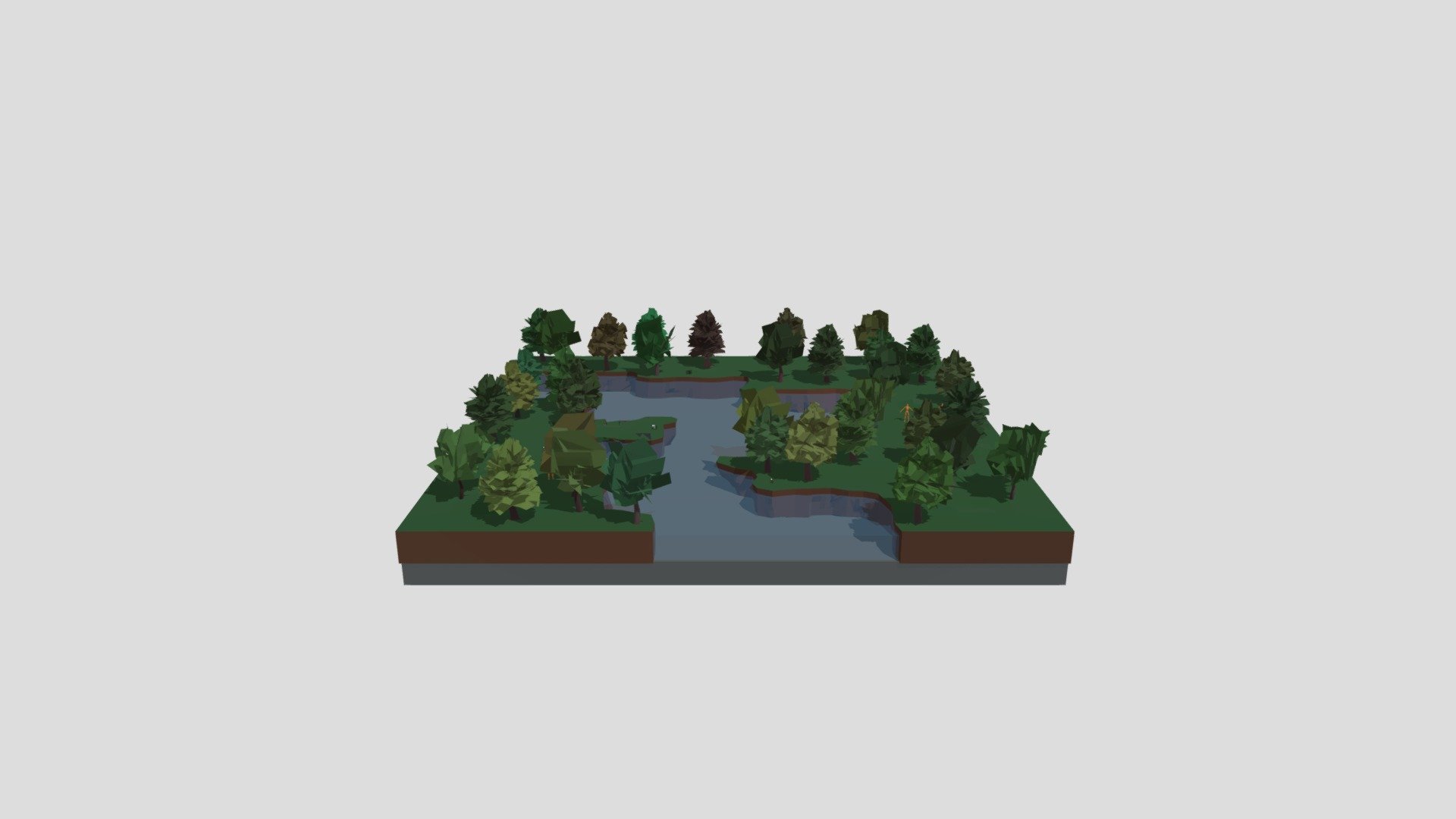 River Cut Away Scene - 3D model by Derby MRT (@derbyMRT) [153fc92] - Sketchfab
