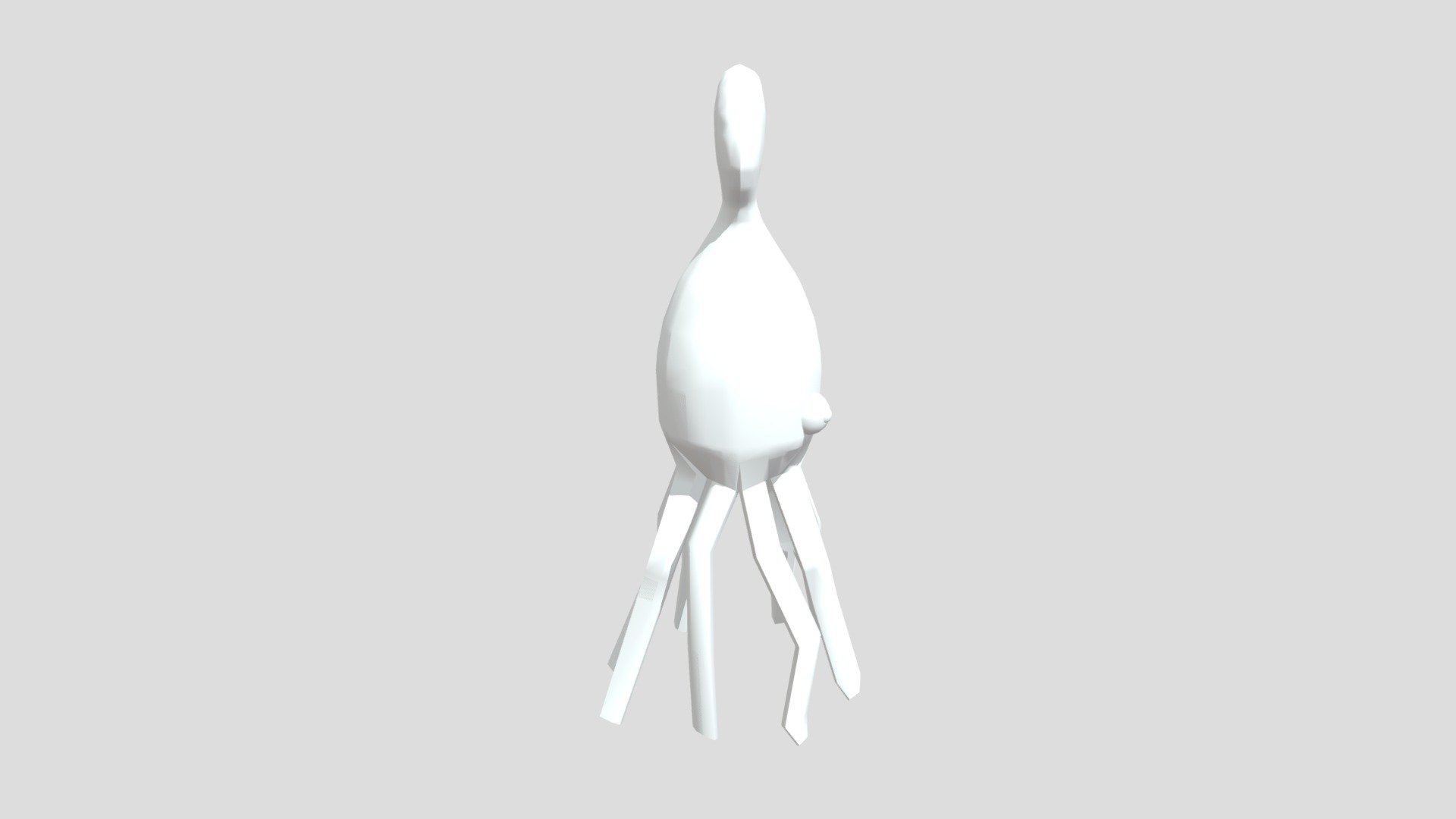 Squid Low Poly - 3D model by FredrikHolme1 [1540577] - Sketchfab