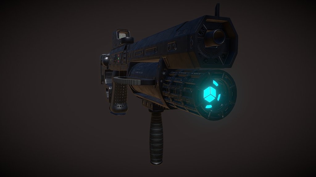Plasma Rifle - 3D model by Nikita (@nikitademidenko) [1540a76] - Sketchfab