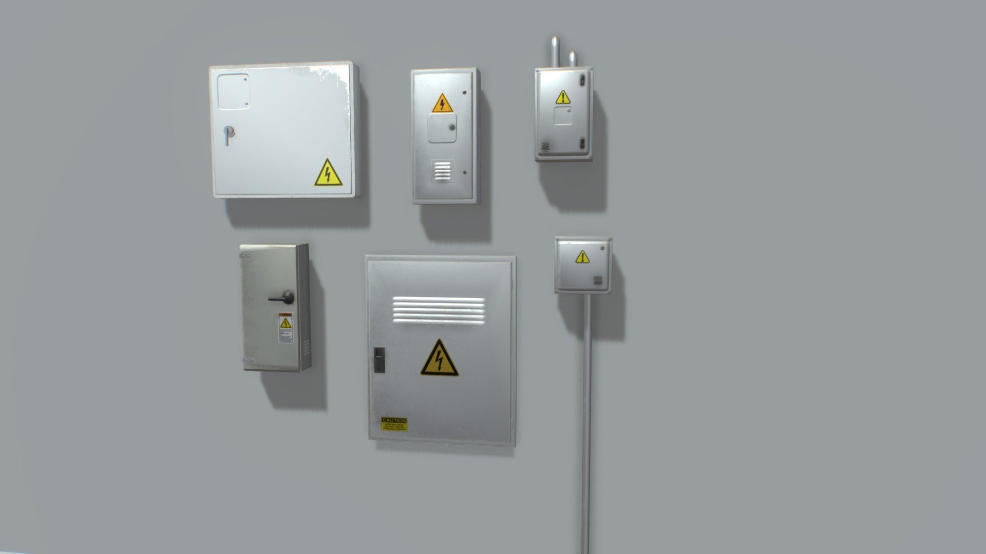 Electrical Box Pack 1 - Buy Royalty Free 3D model by 32cm [15411d8 ...