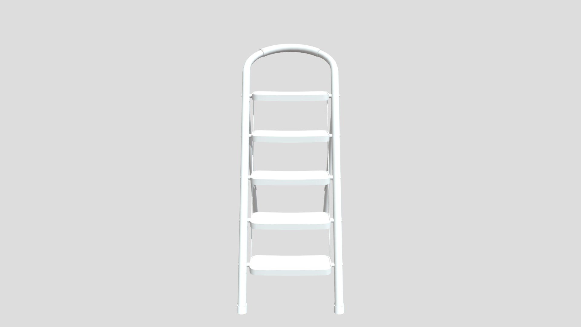 Step Ladder 3D low-poly asset - 3D model by mzapolsky (@mnzmaxim ...