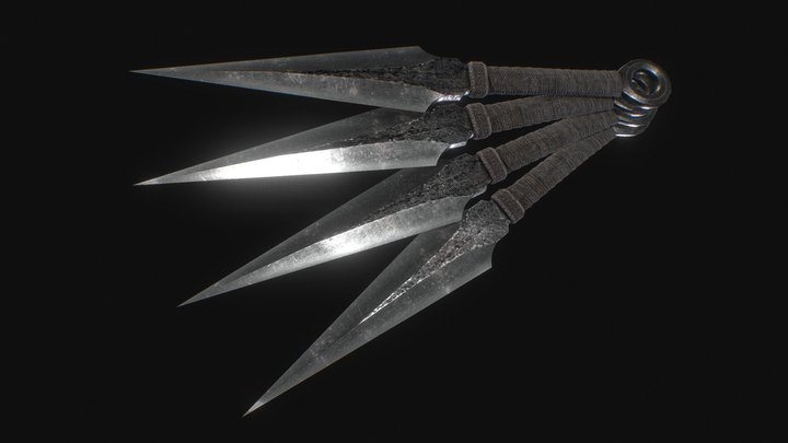 Kunai 3D models - Sketchfab