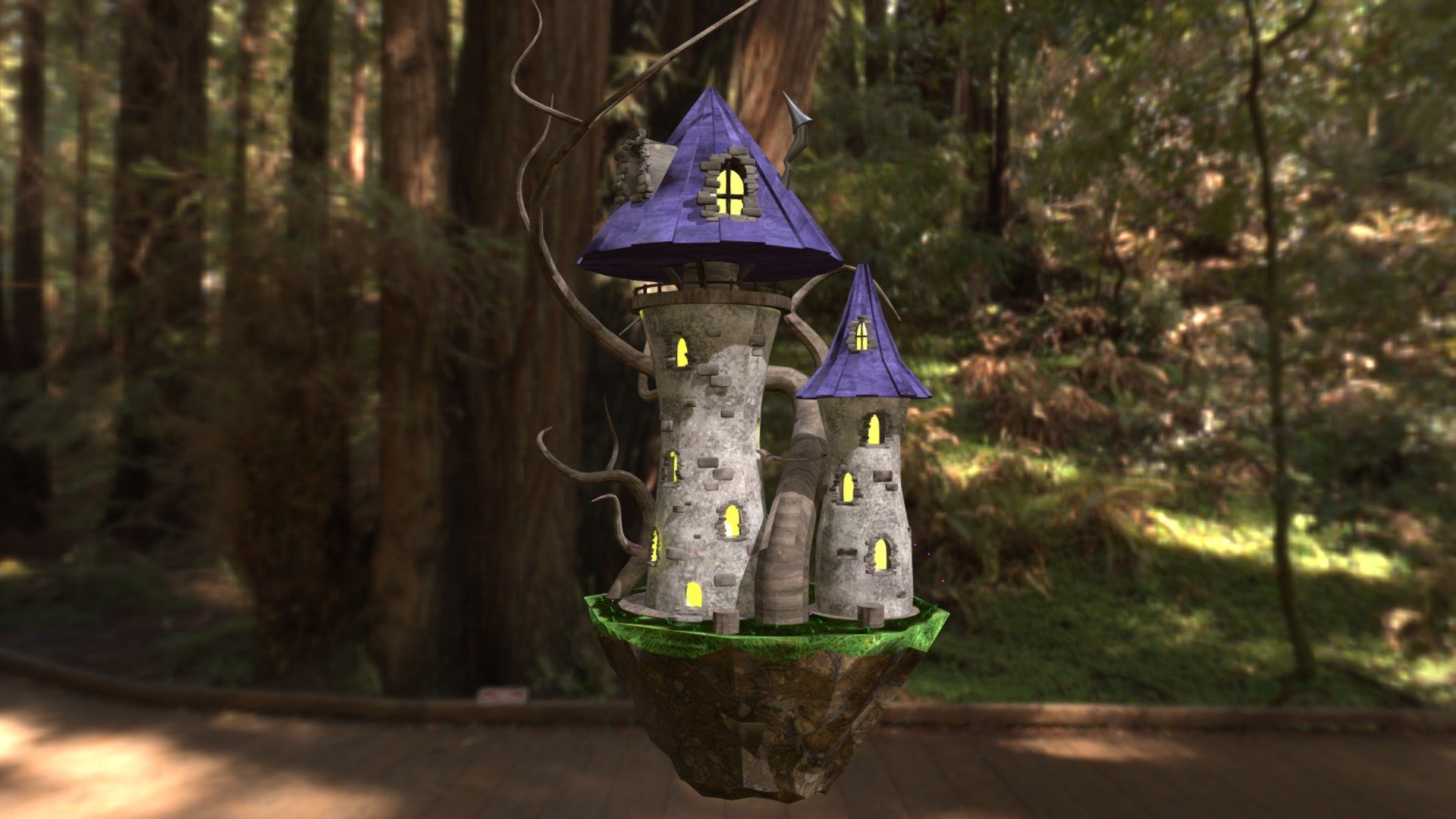 Witch Tower - Download Free 3D model by Joel_Zen [1544df7] - Sketchfab