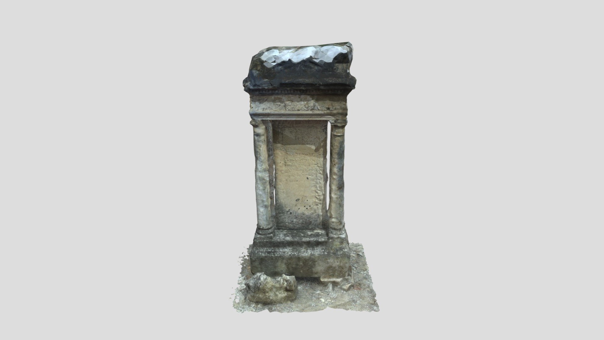 Tombe ancienne Villers-Bocage XIXe - 3D model by paullemaignen [154605e ...