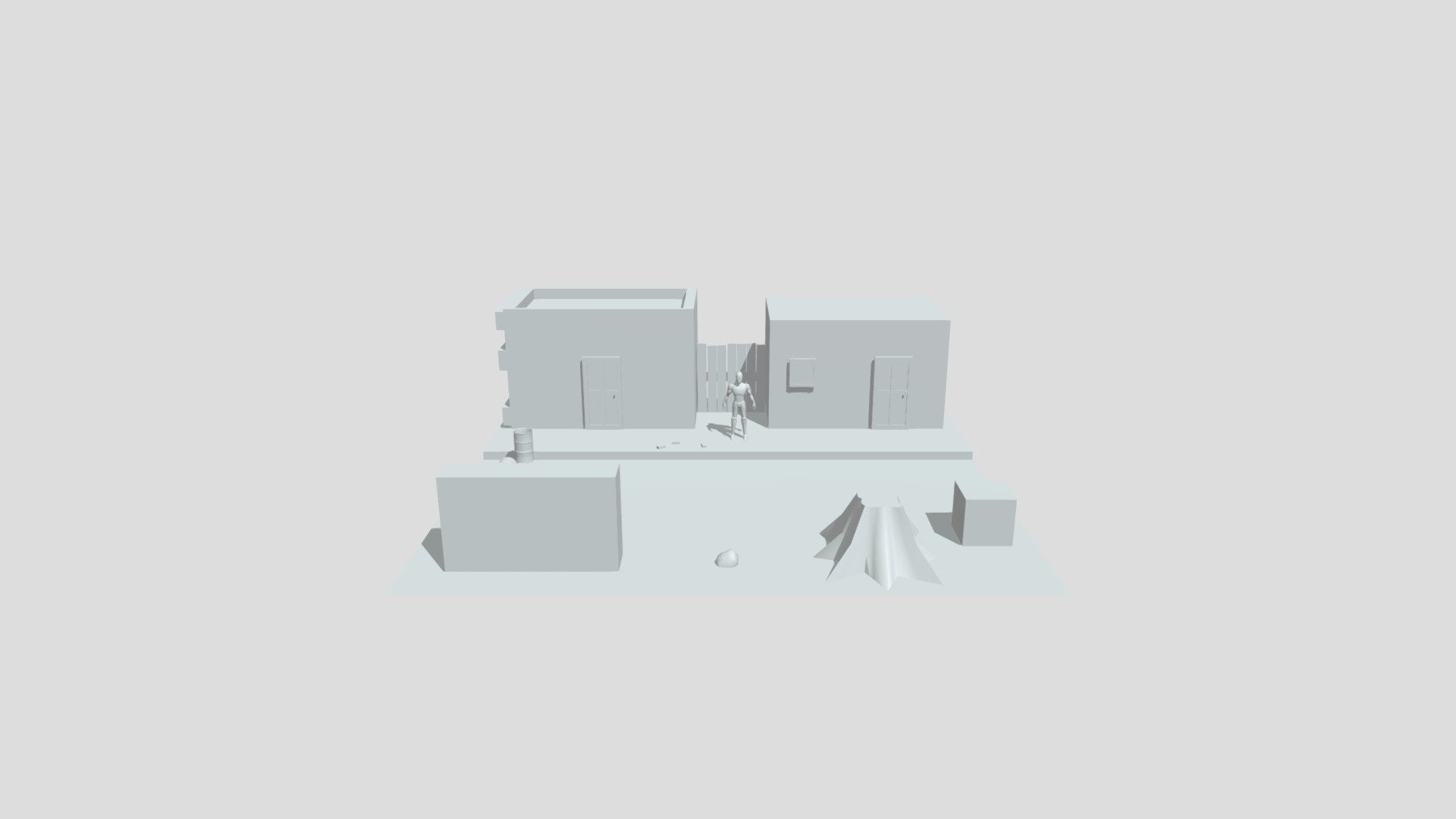 Proyecto Practicas Blocking Escena - Download Free 3D model by ...