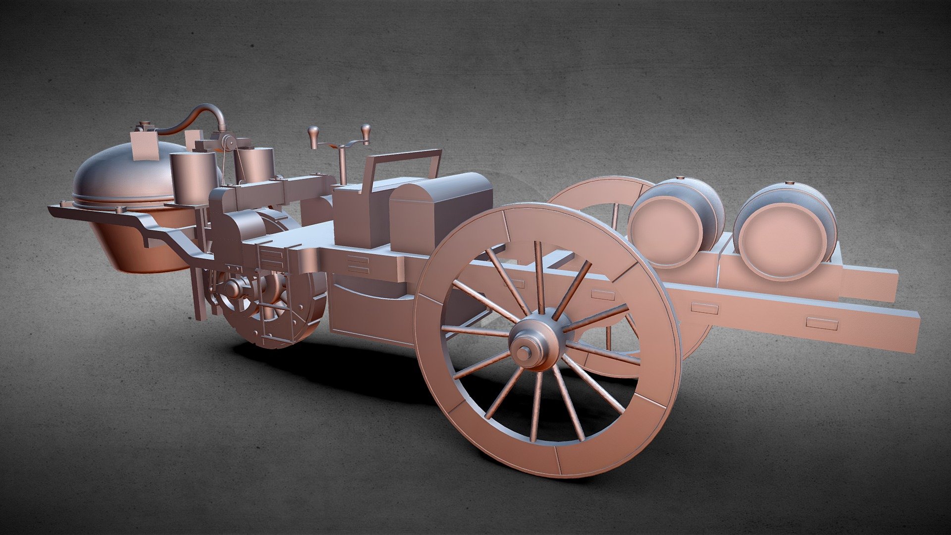 Fardier - Cugnot - Download Free 3D model by perceval-66 [1546f0b ...