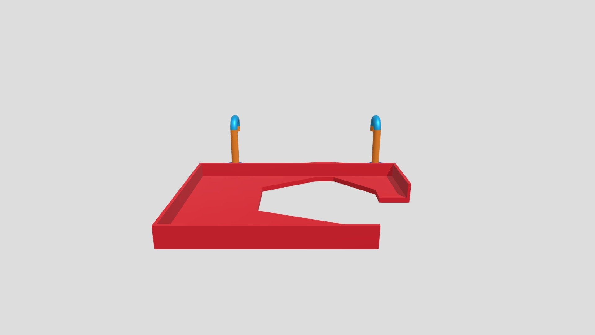 Mouse Holder for SKÅDIS pegboard - Download Free 3D model by ...