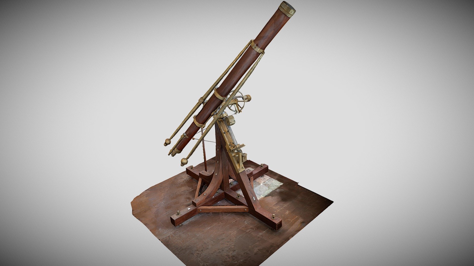 Fraunhofer refrector, Tartu Old Observatory - 3D model by Archaeovision ...