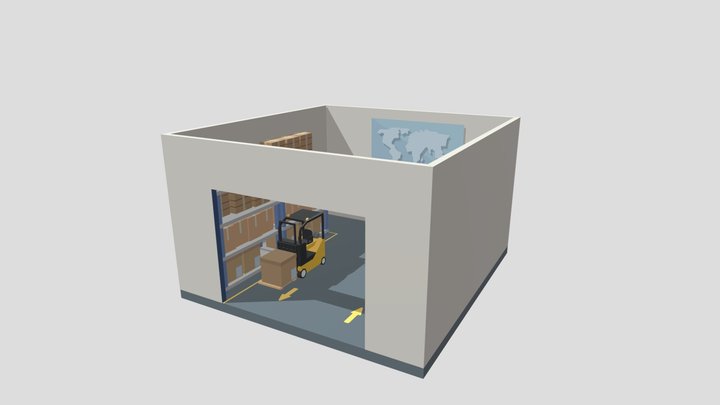 Packing-box 3D models - Sketchfab