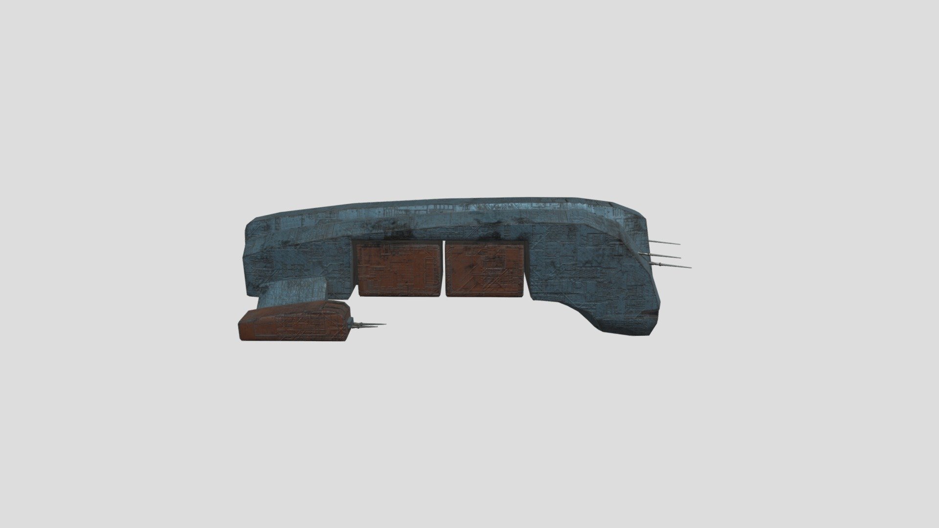 Shey Ke Cargo Ship - 3D model by mohamedhussien [154c12a] - Sketchfab